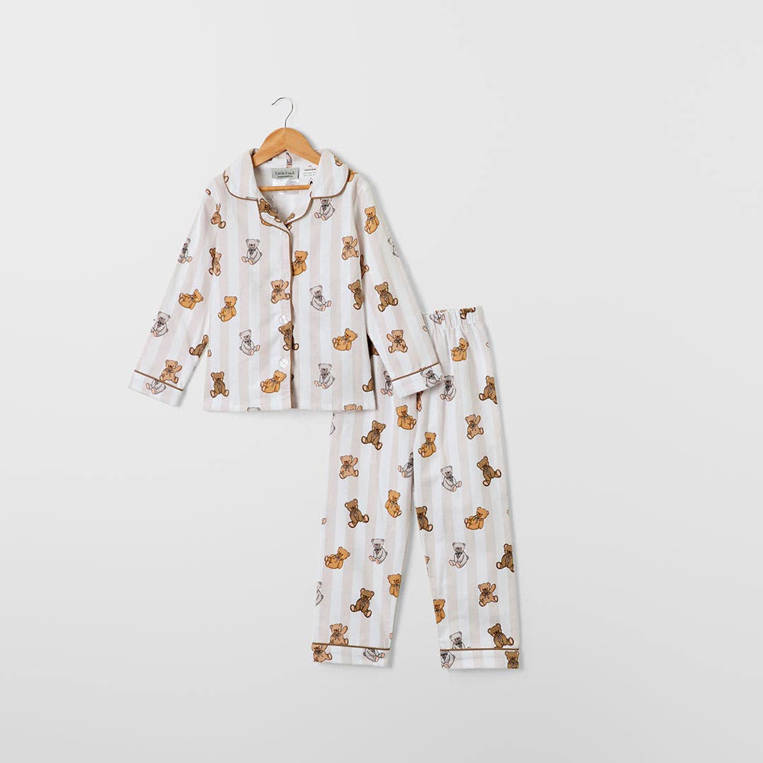 Shop Cuddly Bear Kids Flannelette Pyjamas Online |Bed Bath N' Table